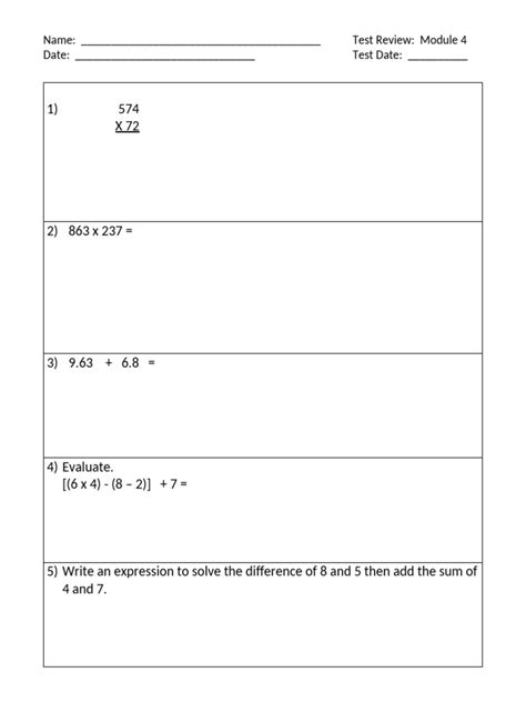 module 4 test review pdf