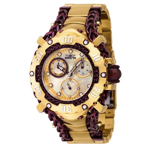 Invicta Gladiator Womens Watch W Mother Of Pearl Dial 432mm