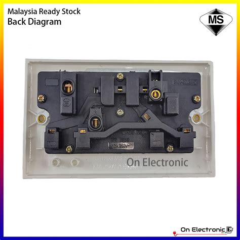 A Gang Pin Switch Socket Wall Switch Socket With Sirim Approved 位开关插座 Shopee Malaysia