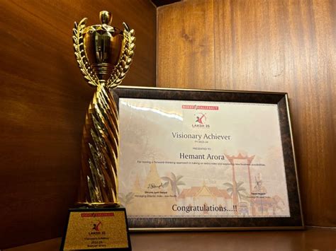Achievement Award Proudmoment Lakshya25 Hemant Arora 20 Comments