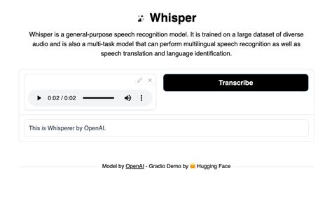 whisper a general purpose speech recognition model by openai with