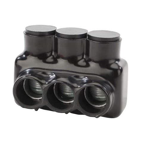 Vision Tap 30 6 Awg Insulated Multi Tap Connector 3 Port Dual Sided