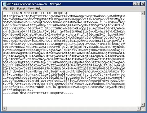 การ Generate Csr บน Microsoft Iis Server