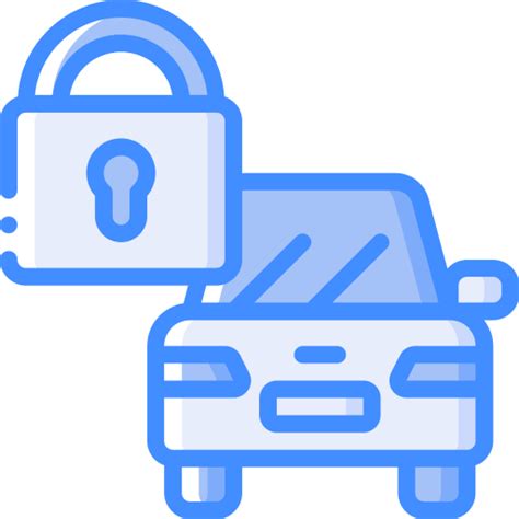 Locking Basic Miscellany Blue Icon