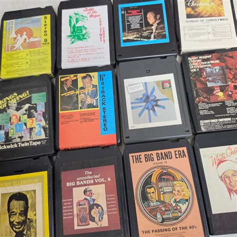 Lot Of 60 Assorted Mixed Genre 8 Tracks Vintage 8 Track Tape