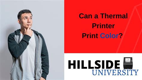 Can A Thermal Printer Print Color Hillside Electronics Corp