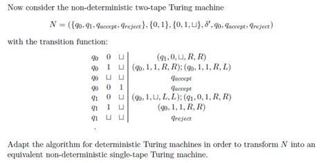Now Consider The Non Deterministic Two Tape Turing