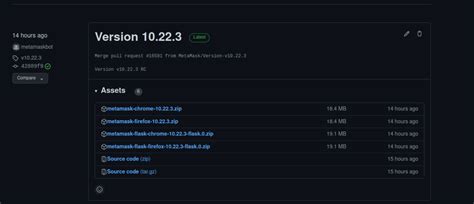 Automate Uploading Mv3 Build Zips On The Releases Pages From Github · Issue 16624 · Metamask