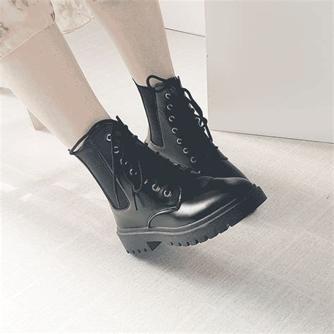 마벨슈 신상 당일발송 옆밴딩 워커 여성워커 사이드 밴딩워커 앵클부츠 사계절 부츠 에이블리