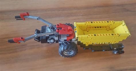 Lego Moc Wheelbarrow For Single Axle Tractor By Larsagri Rebrickable