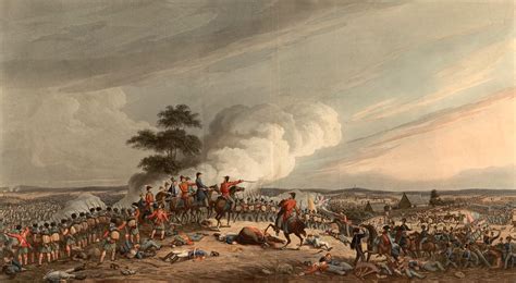 La Bataille De Waterloo Vue De Mont Saint Jean Le 18 Juin 1815