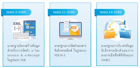 ข้อกำหนดในการออกใบกำกับภาษีอิเล็กทรอนิกส์ E Tax Invoice