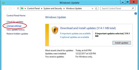 Disabling Autoupdates In Windows Server 2012
