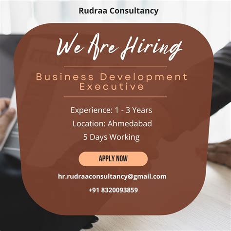 Rudraa Consultancy On Linkedin Hiring Businessdevelopmentexecutive