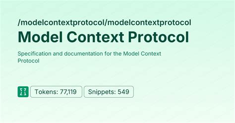 Model Context Protocol