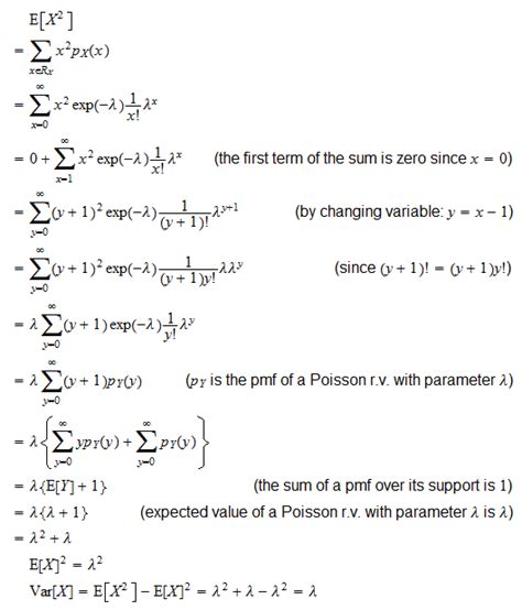 Poisson Distribution Properties Proofs Exercises