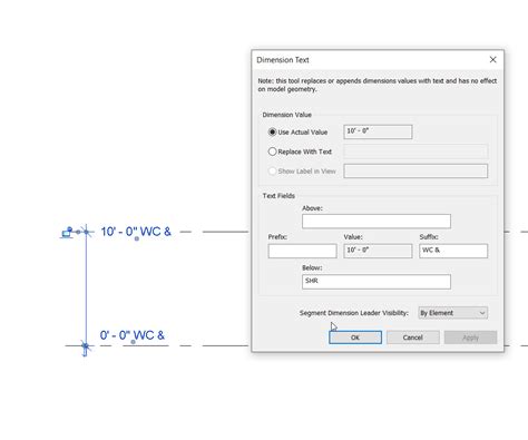 solved dimension text below not showing autodesk community