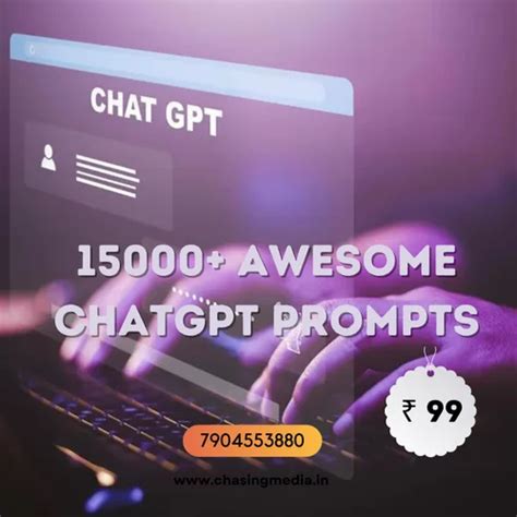 English 15000 Awesome Chatgpt Prompts Productivity At Rs 99 In Chennai