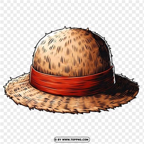One Piece Luffy Png Picture Iconic Straw Hat Art And Clipart Toppng