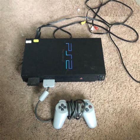 Video Games And Consoles Ps2 With Grey Controller Poshmark