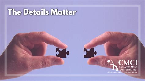 The Details Matter Corporate Move Consulting Inc Cmci