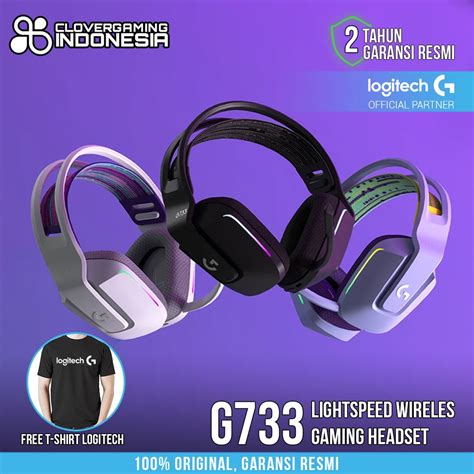 Jual Logitech G733 Lightspeed RGB Wireless Gaming Headset Shopee Indonesia