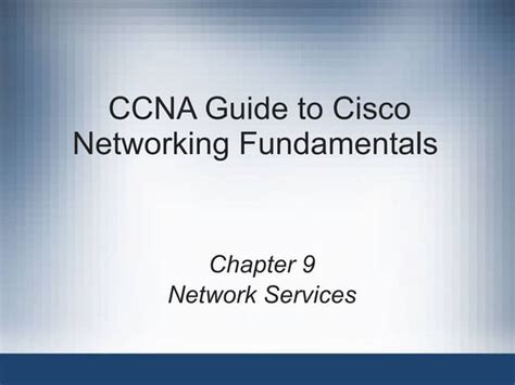 Ccna Network Services Ppt