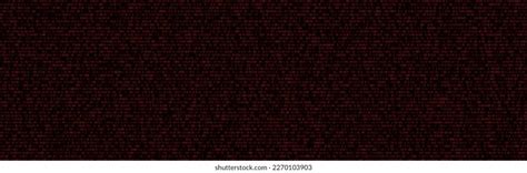 Binary Code Red Background Two Binary Stock Vector Royalty Free