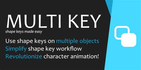 Multikey Shape Keys Made Easy Blender Market