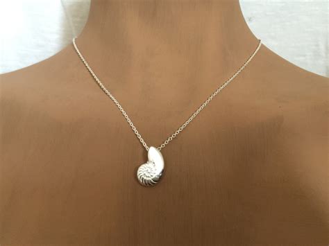 Silver Ariel Shell Necklace Ariel Seashellvoice