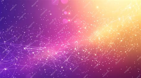 Technology Concept Abstract And Futuristic Dots And Lines Connected Together Premium Ai