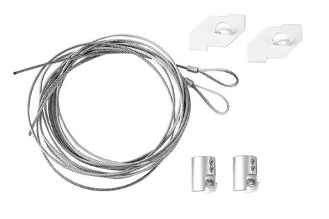 Stas Plexiglass Suspension Set For Drop Ceiling 250cm Cord