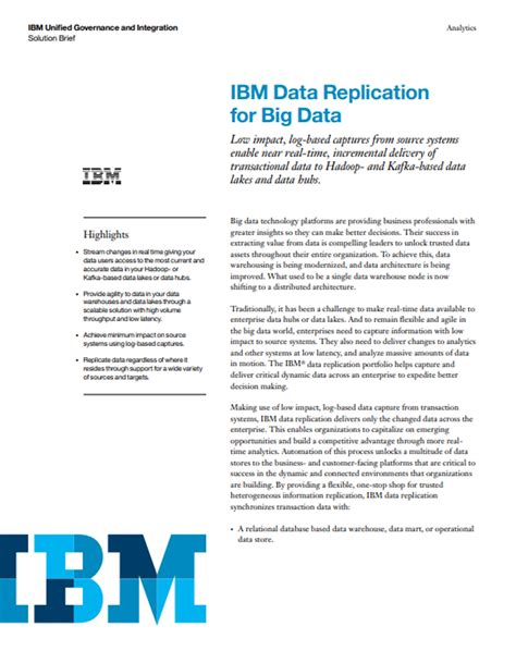data replication ibm partnerworld
