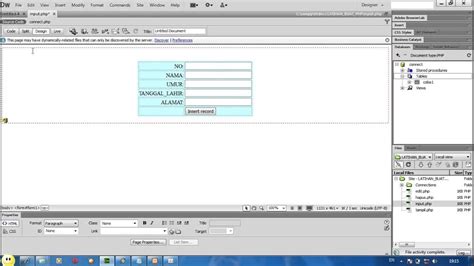 Tutorial Php Dasar Lengkap With Dreamweaver Cs6 By Ananto Fery Youtube
