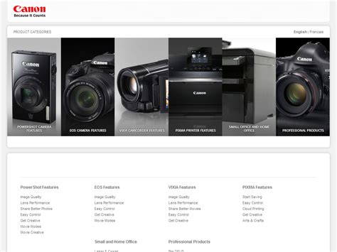 canon features our work skipjack php development cms devops laravel responsive web design