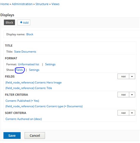 Block View Display Format Doesn T Work For Content Option Drupal Org