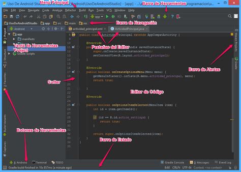 Tutorial De Android Studio Navegaci N En La Interfaz