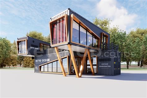 15507 Free Sketchup Container Cafe Interior Model Download