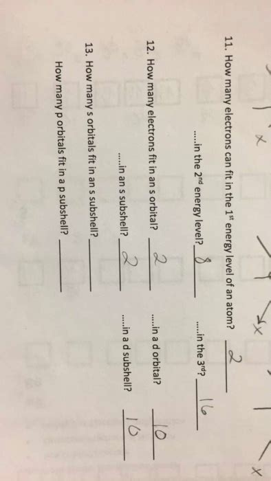 Solved How Many Electrons Can Fit In The St Energy Chegg Com