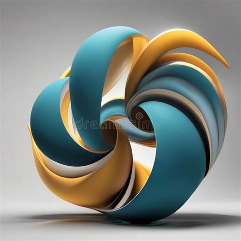Abstract Forms Evolving And Morphing Into New Shapes In A Continuous Dance Of Transformation