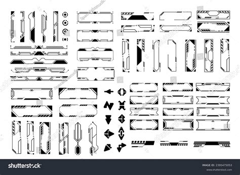 Futuristic Hud Display Template Vector Design Stock Vector Royalty Free 2395475053 Shutterstock