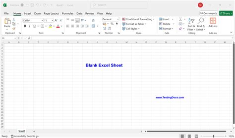 Getting Started With Excel