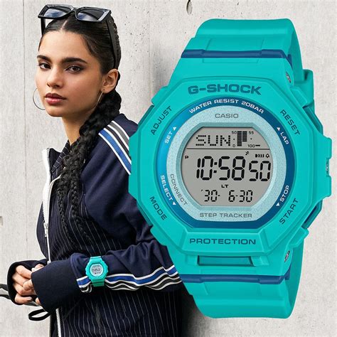 Casio 卡西歐 G Shock 智慧藍芽八角造型計步運動錶 藍 Gmd B300sc 2 Pchome 24h購物