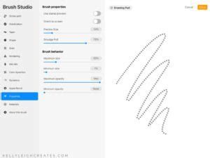 How To Create A Brush In Procreate Kelly Leigh Creates