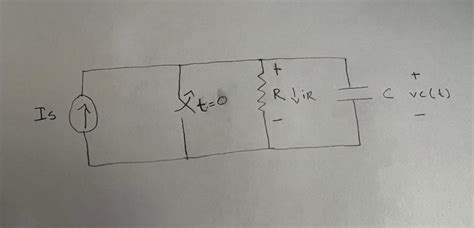 Solved For The RC Circuit Initially The Switch Is Closed Chegg Com