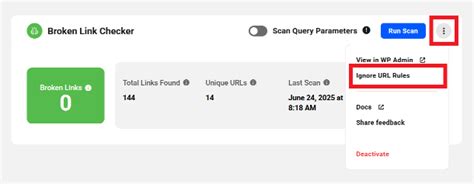 Broken Link Checker Plugin Usage Documentation Wpmu Dev