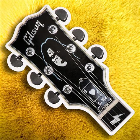 Gibson Kiss Ace Frehley Les Paul Sticker Insanely Rare Reverb