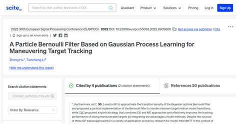A Particle Bernoulli Filter Based On Gaussian Process Learning For