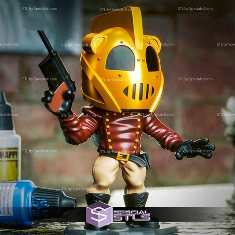 Chibi Stl Collection Rocketeer Chibi Stl Files Specialstl