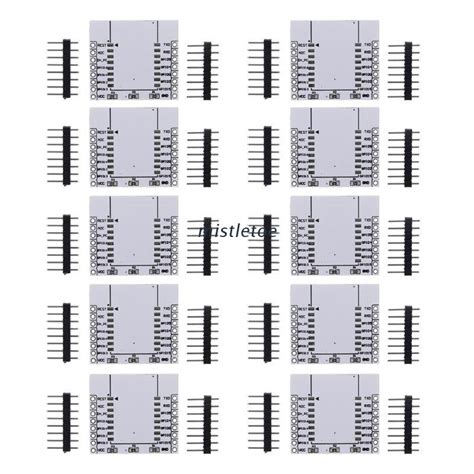 wee 10 x esp8266 wifi module breakout board adapter plate for esp 07